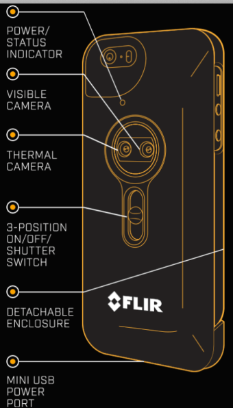 Hands On Review: FLIR ONE iPhone Infrared Camera | Ivy Tools Blog